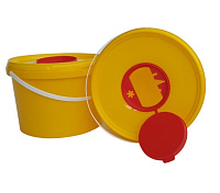 Контейнер ИП "MedBars" для сбора острого инструментария, класс Б, 1 л - Omarket.kz